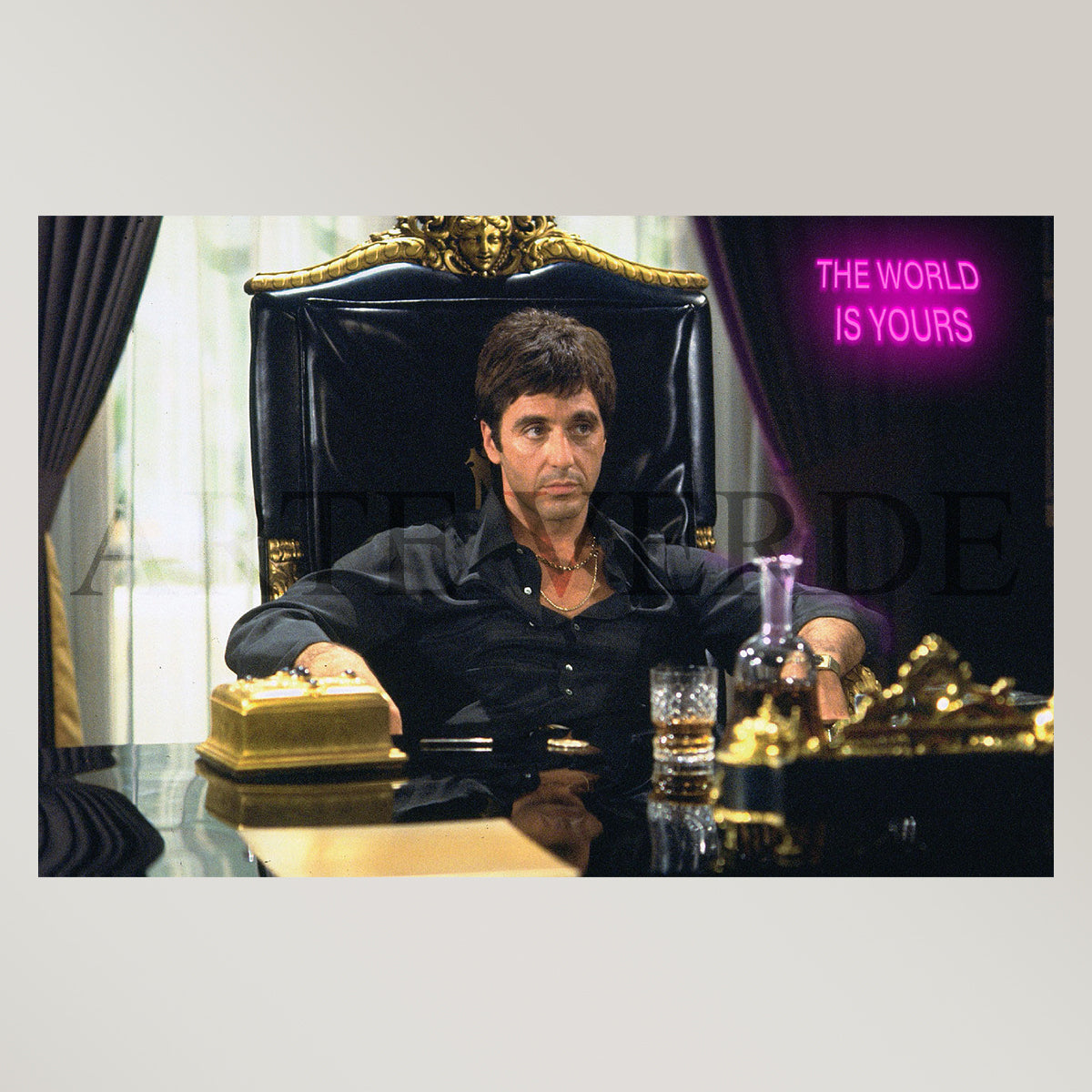 Καμβάς Tony Neon V2 – Scarface Neon Art | Arte Verde