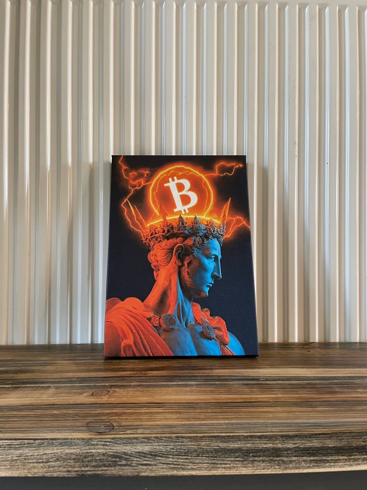 Bitcoin Statue – Arte Verde